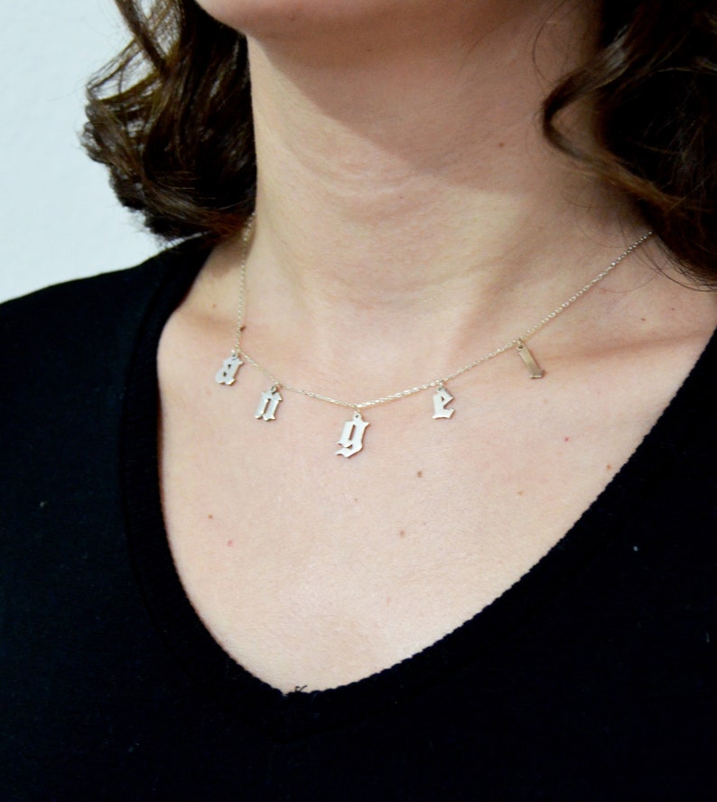 Gothic Choker Necklace, Personalized Choker Necklace, Gothic Necklace ...