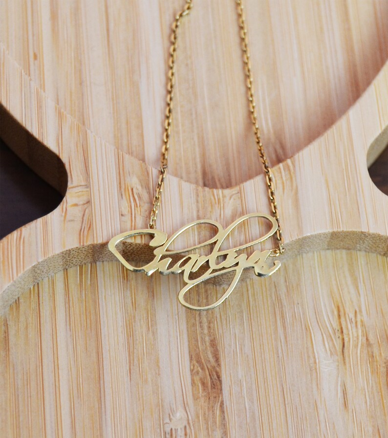 Name Necklace Personalized Name Necklace Custom Name - Etsy