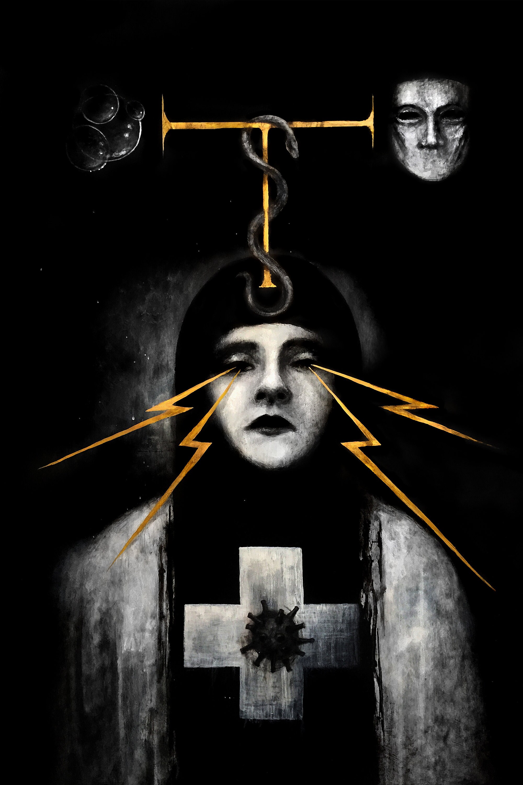 Pandemic Art, Dark Art, Greek Myths, Gothic, Creepy, Symbolism, Hygeias ...