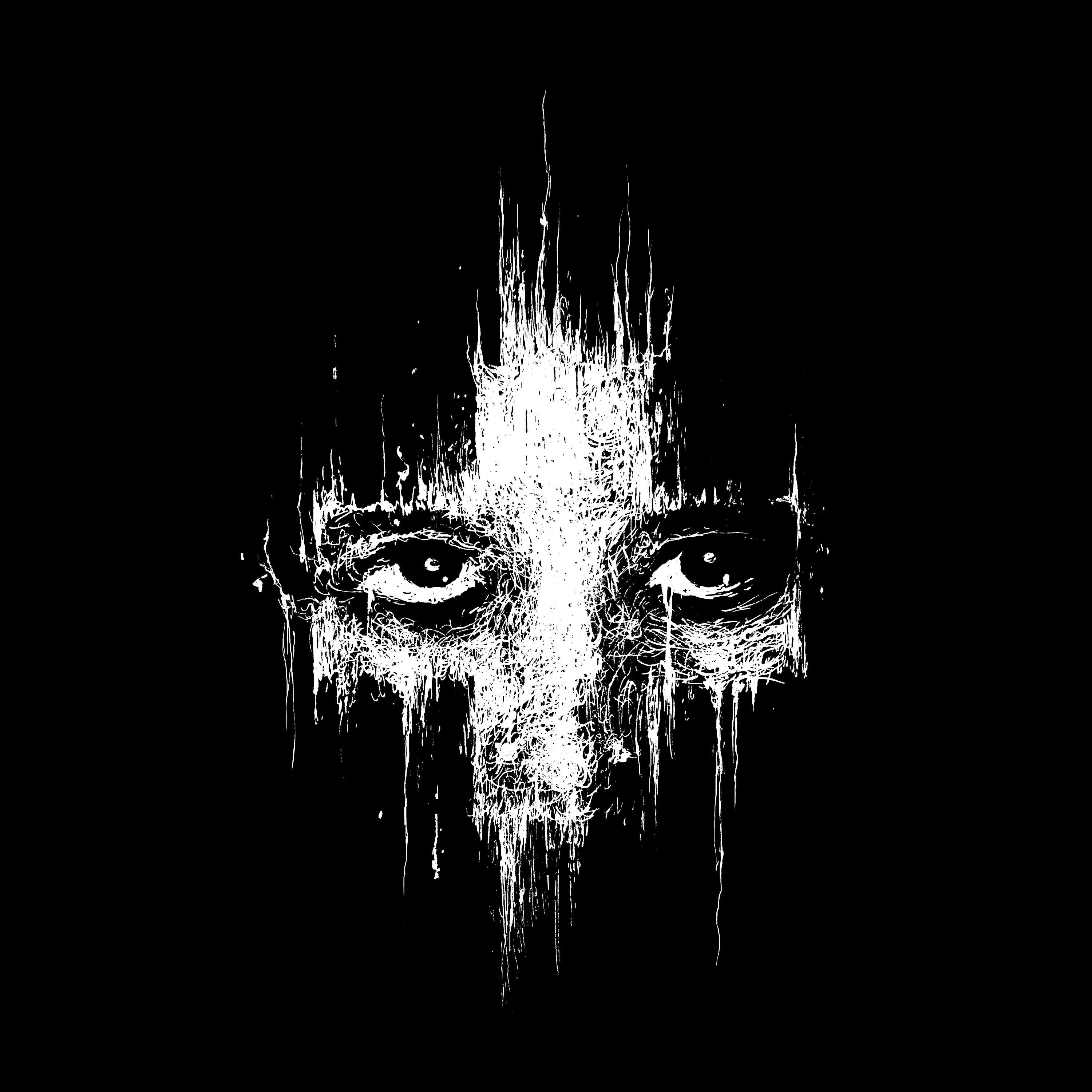 Eyes in a Cross Dark Eyes Dark Art High Contrast Art | Etsy