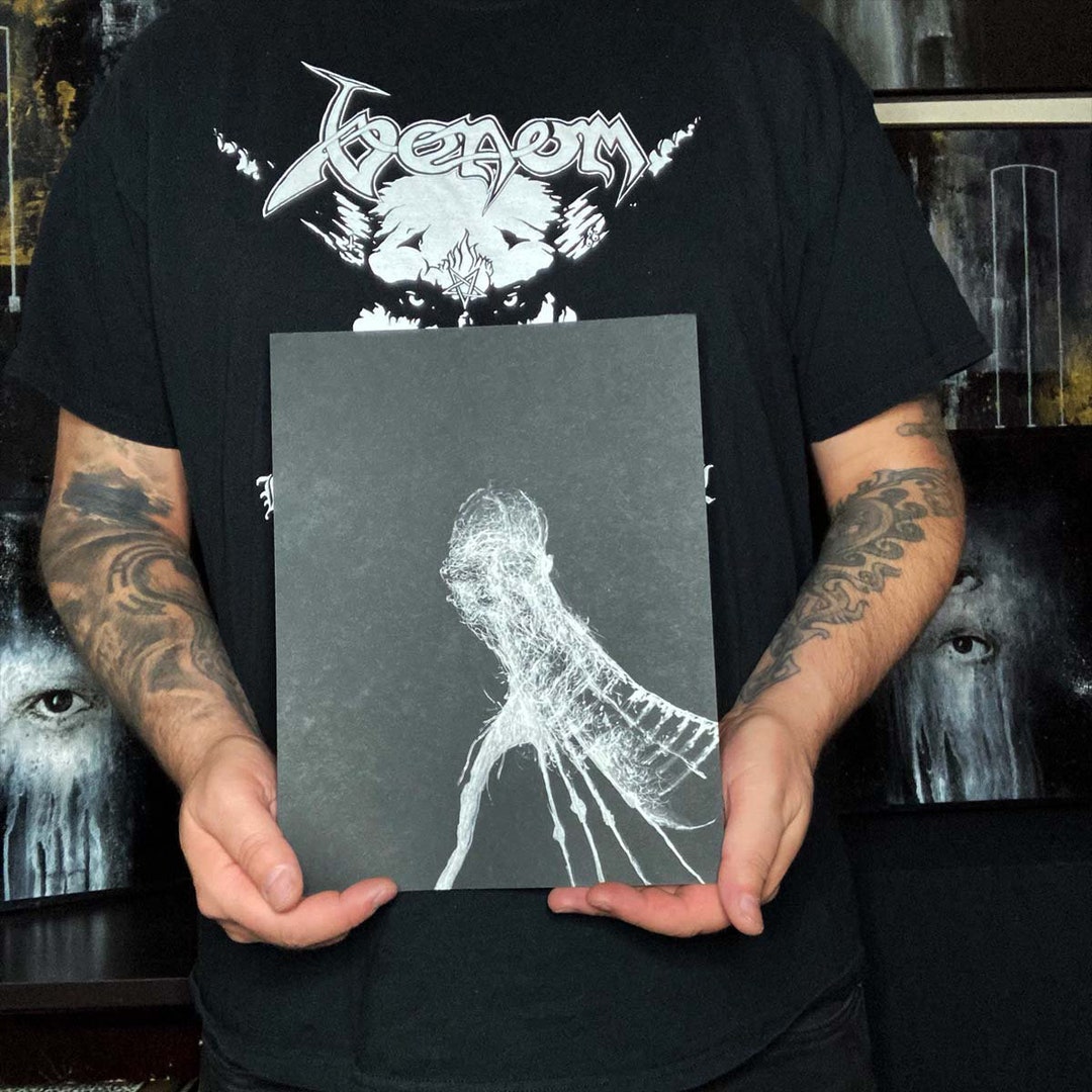 Insect, Pen and Ink Drawing, Silver and Black, Original Art, Dark Art ...