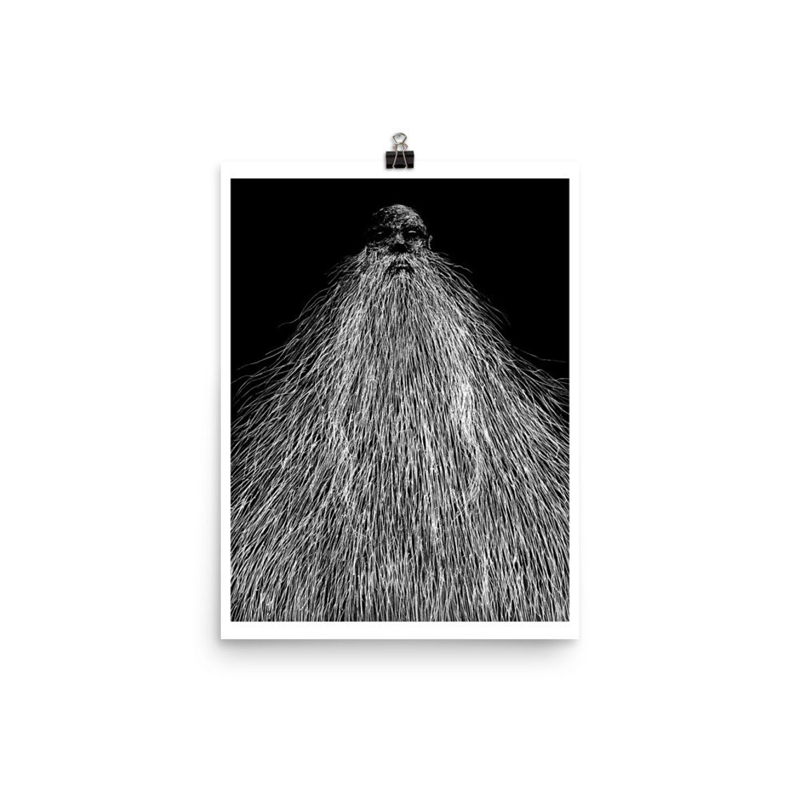 Doom Beard, Wizard, Doom Rock, Stoner Rock, Heavy Metal, Pen and Ink ...