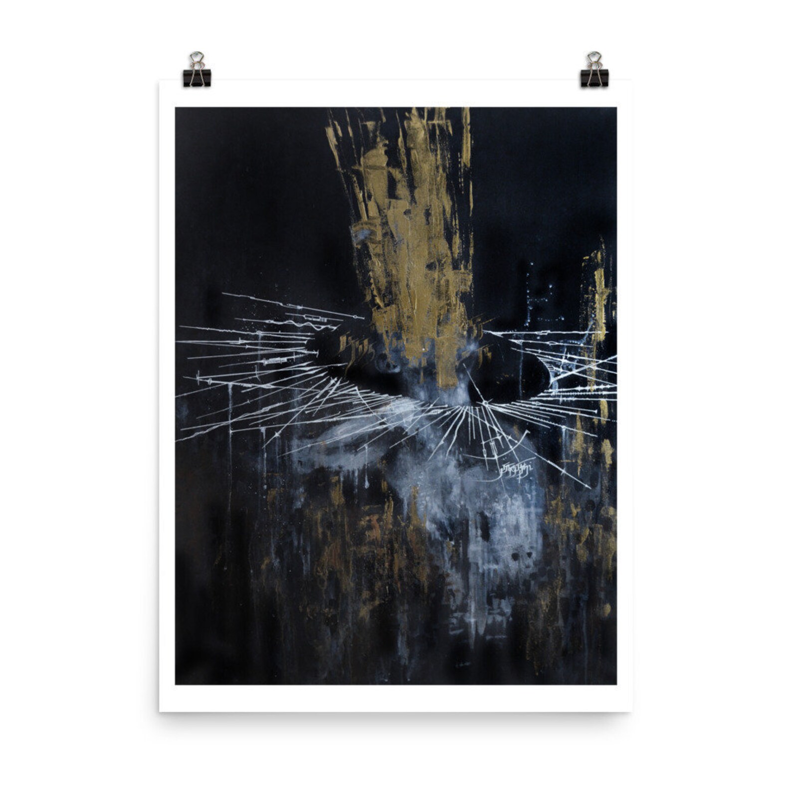 Abstract Dark Art Science Fiction | Etsy