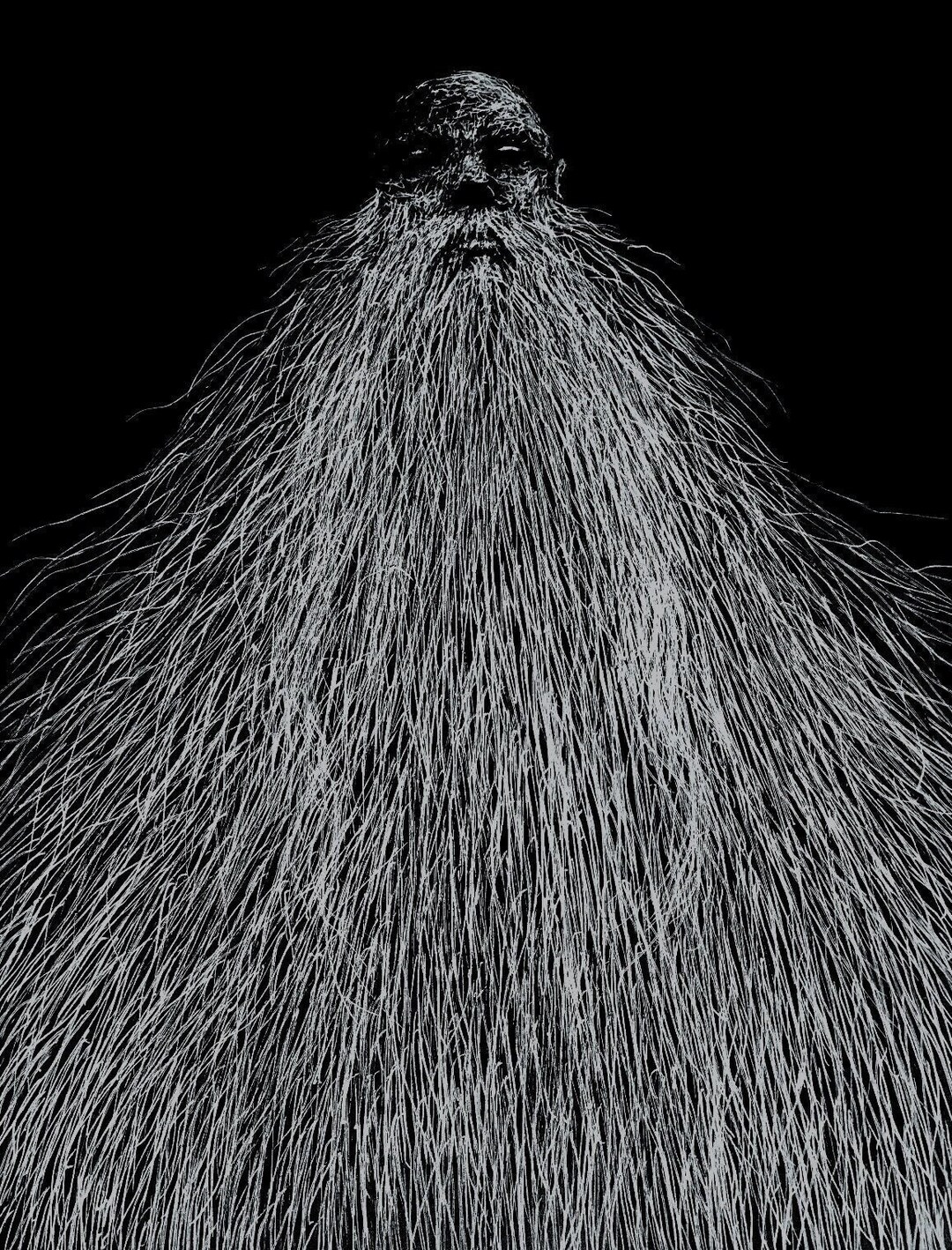 Doom Beard, Wizard, Doom Rock, Stoner Rock, Heavy Metal, Pen and Ink ...