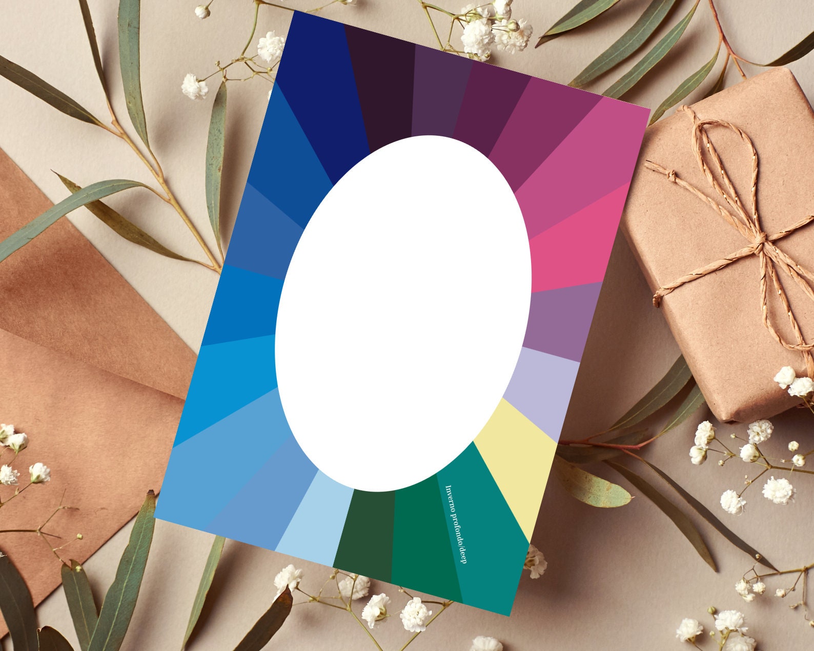 Color Analysis Kit Frames Passepartout - 80 Colors for Season - Diy and ...