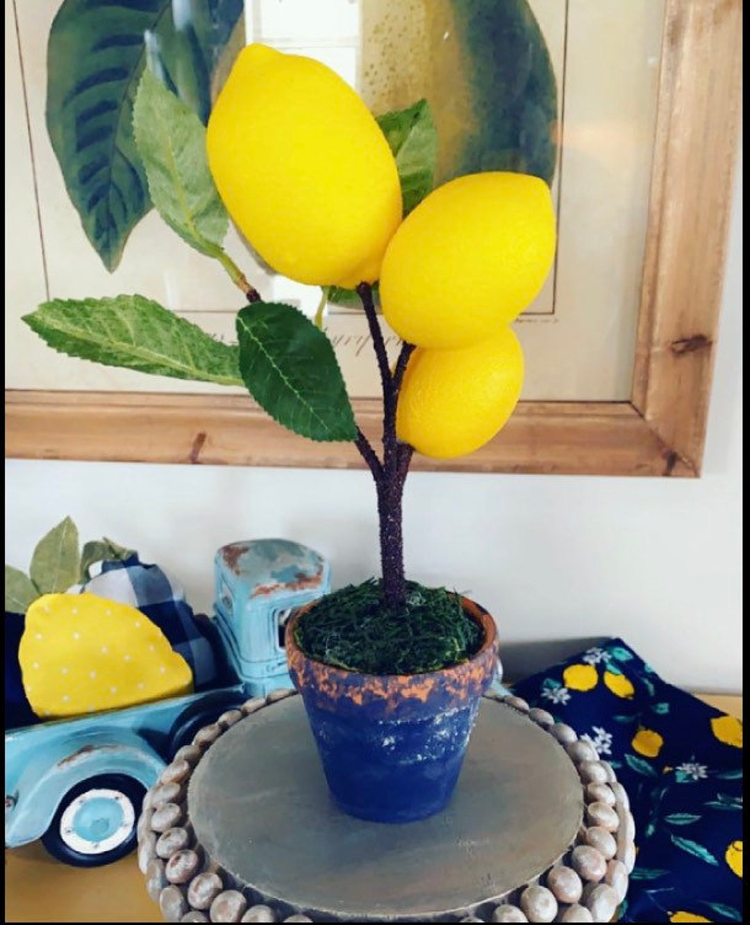 Mini Lemon Topiary Tree - Etsy