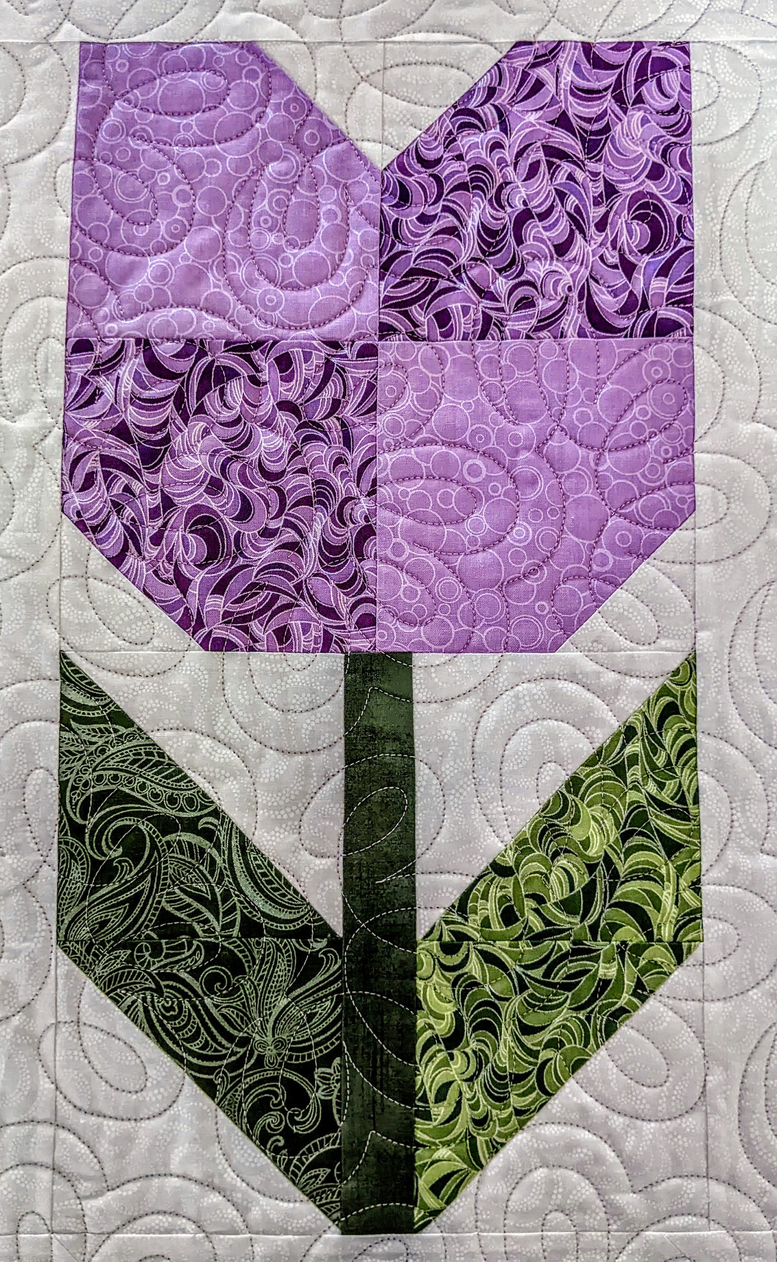 Quilted Table Topper Spring Table Topper Tulips - Etsy