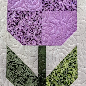 Quilted Table Topper Spring Table Topper Tulips - Etsy