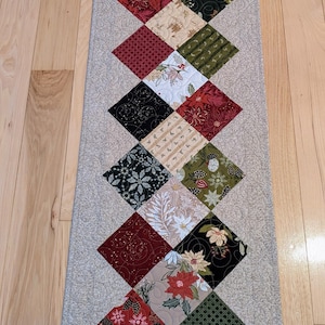Quilted Table Runner, Winter in the Country - Etsy