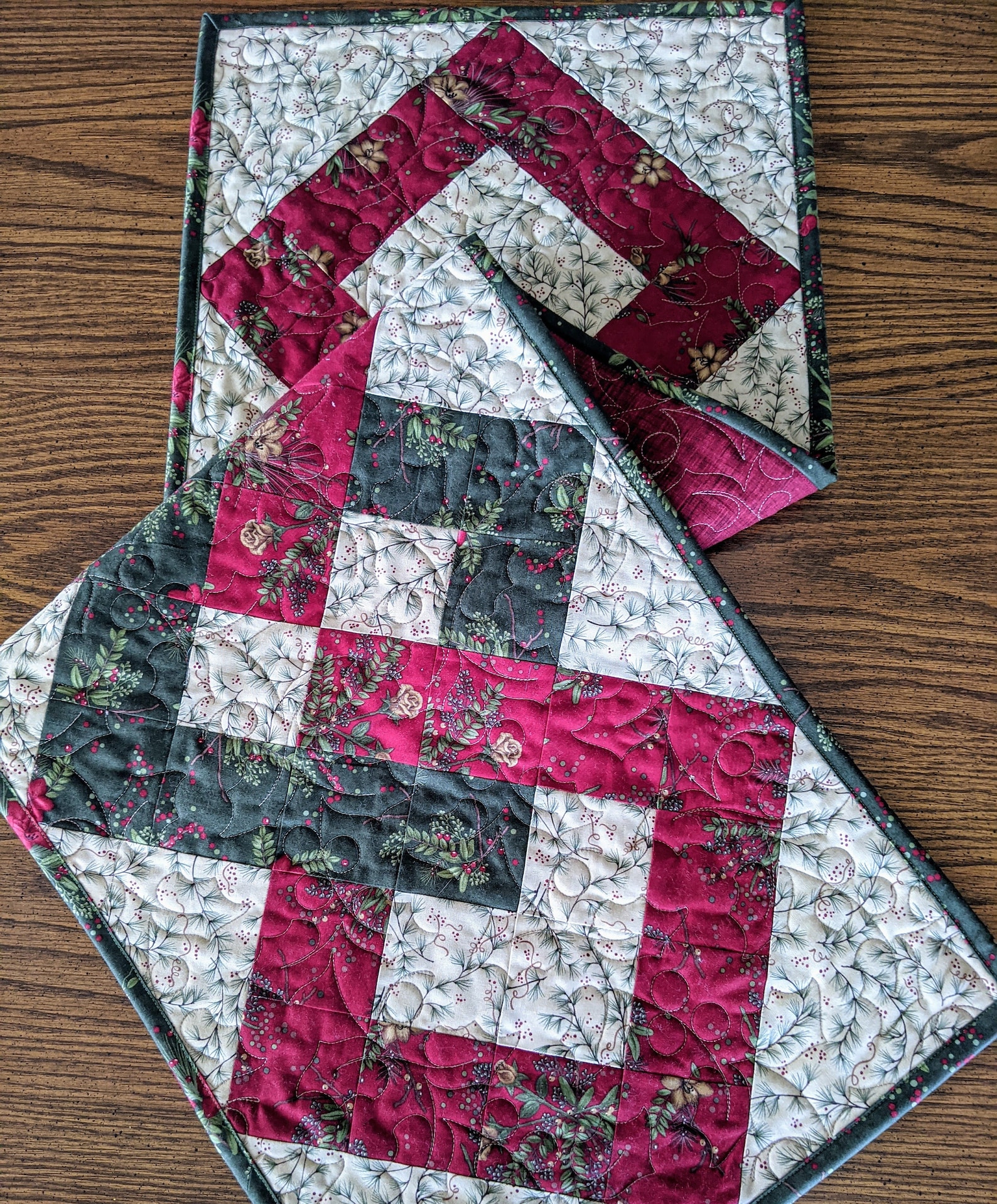 PDF Pattern for Interlocking Squares Table Runner DIGITAL - Etsy