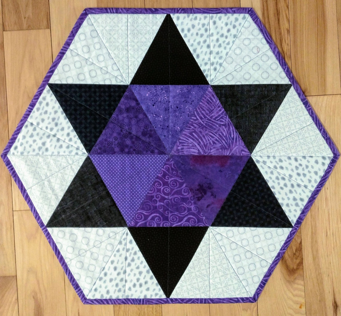 PDF Pattern for Hexagon Table Topper - Etsy Australia