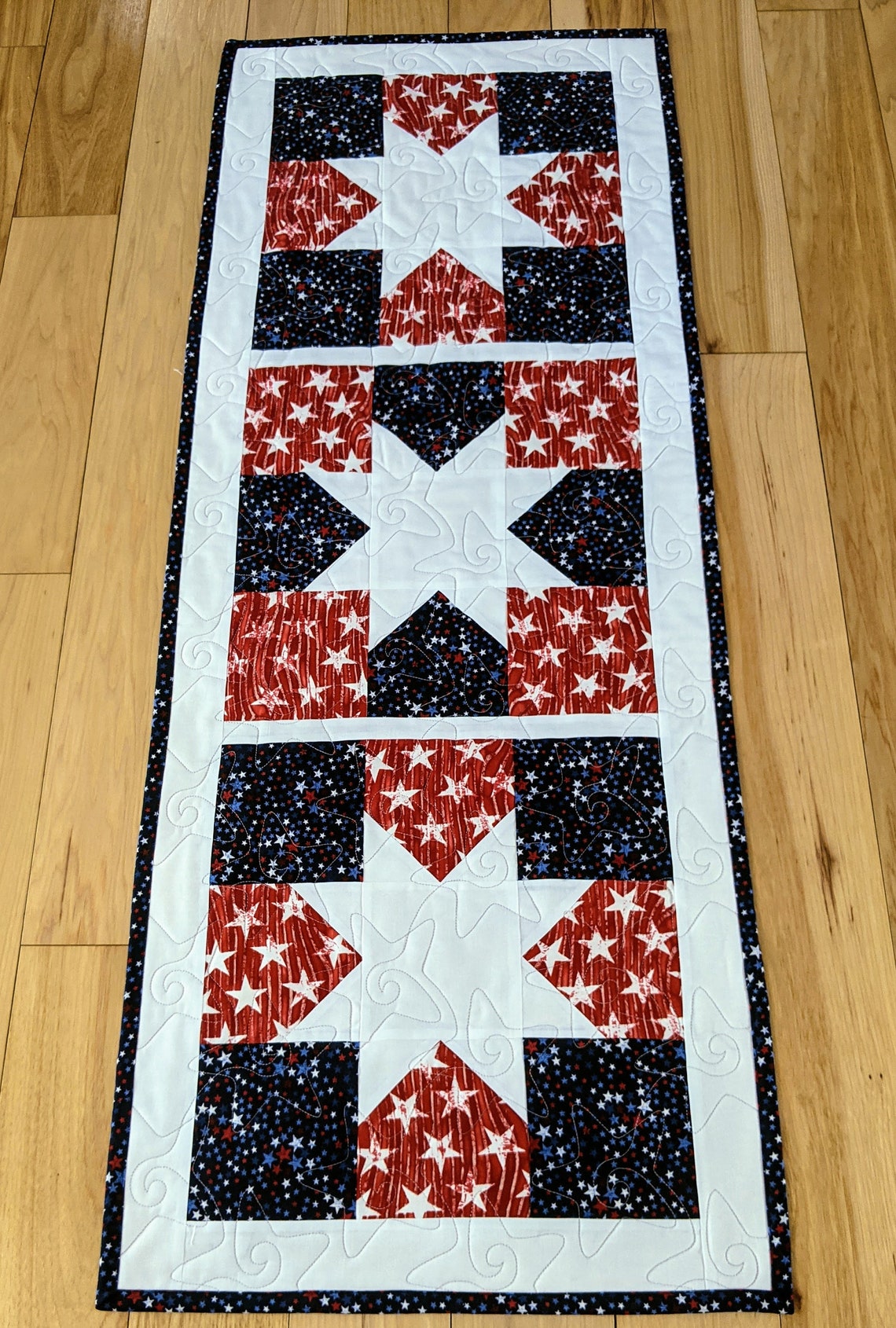 DIGITAL Pattern for Star Light Star Bright Table Runner PDF - Etsy