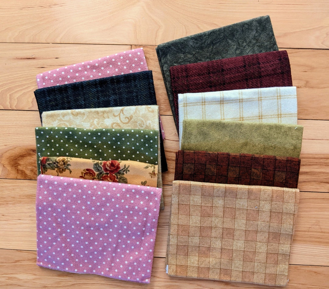 Clearance, Flannel Fabric, Fat Quarters - Etsy