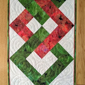 PDF Pattern for Interlocking Squares Table Runner, DIGITAL Pattern ...