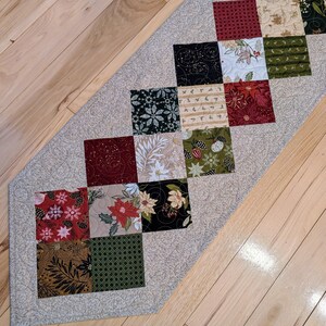 Quilted Table Runner, Winter in the Country - Etsy