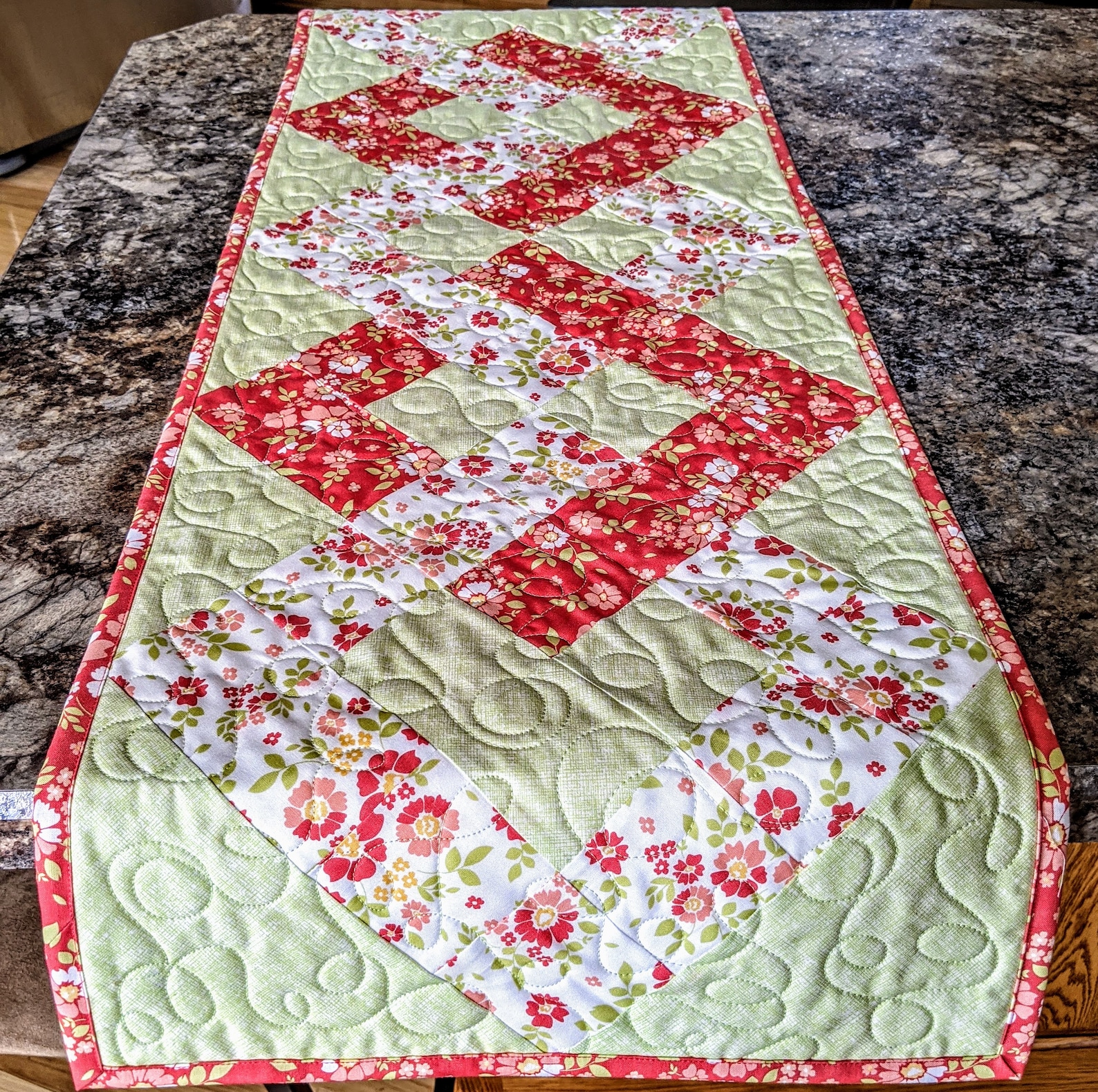 PDF Pattern for Interlocking Squares Table Runner DIGITAL - Etsy Canada