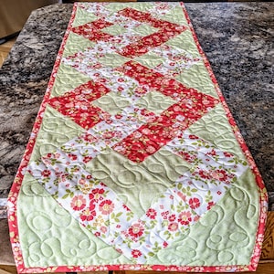 PDF Pattern for Interlocking Squares Table Runner, DIGITAL Pattern - Etsy