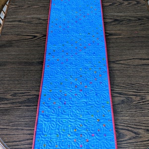 Multi-colored Table Runner, Twin Bed Runner - Etsy