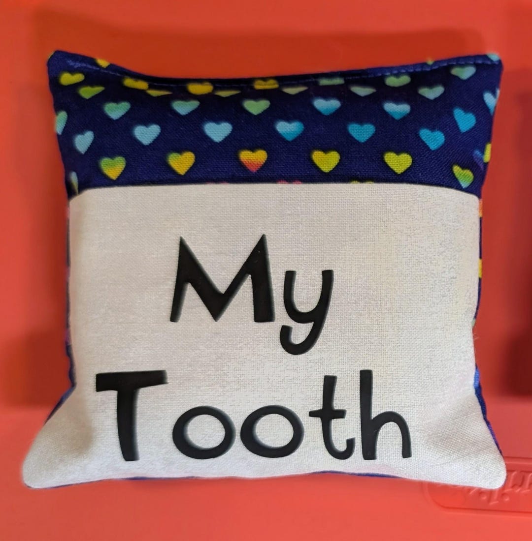 Tooth Fairy Pillow, Pillow to Hold Lost Teeth, Child Gift, New Fabric ...