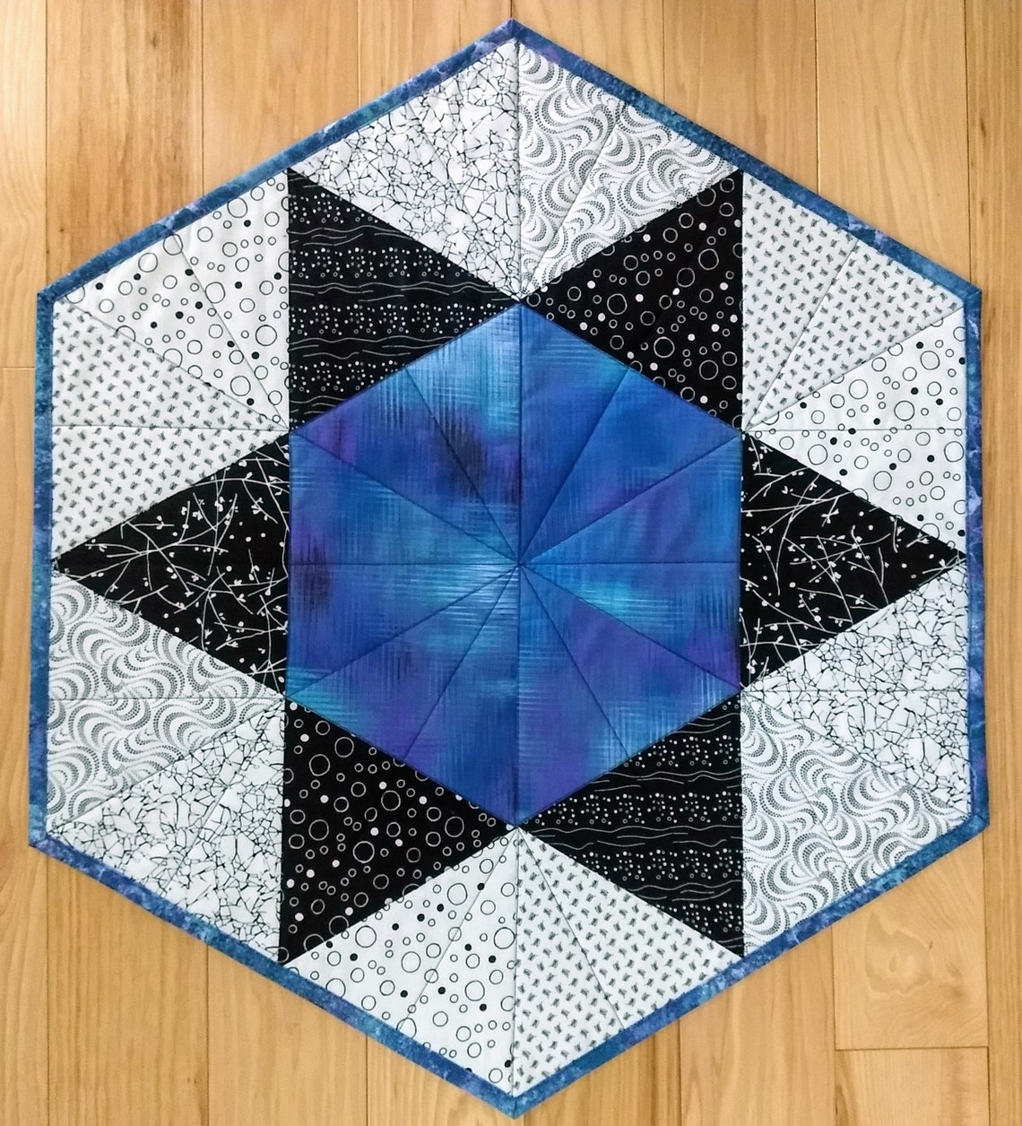 PDF Pattern for Hexagon Table Topper - Etsy Australia