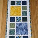 Quilted Table Runner, Window Pane Runner - Etsy