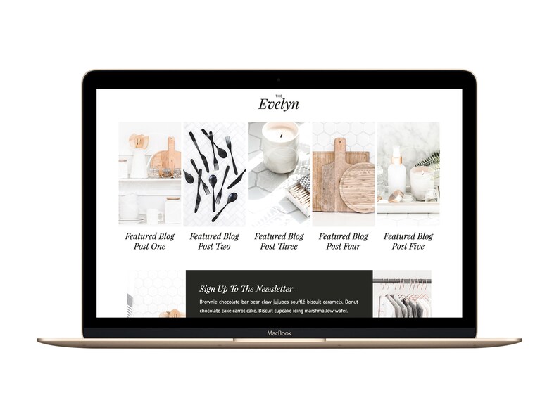 The Evelyn Showit5 Website Template Blog Add-on Wedding - Etsy UK