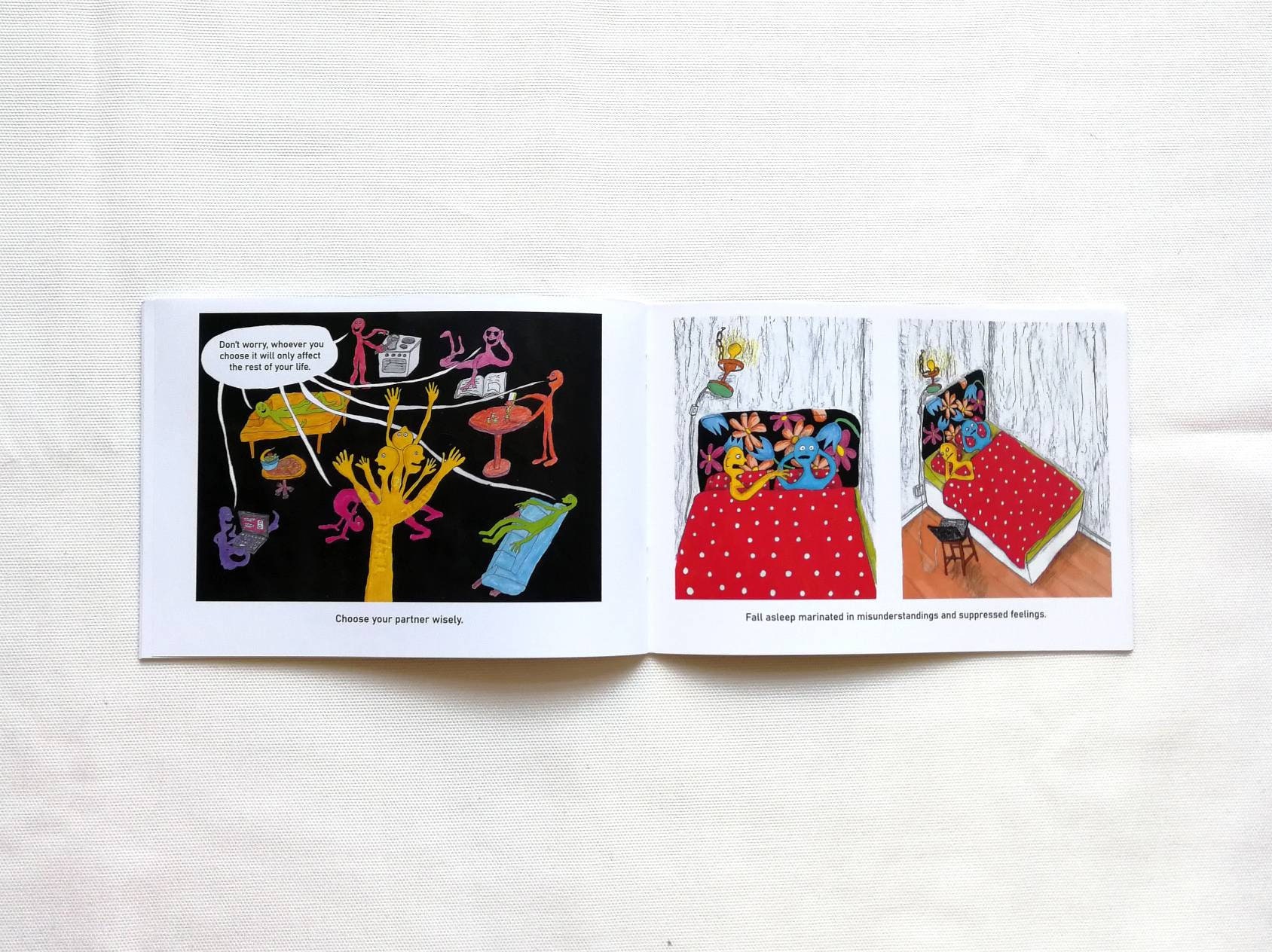 UNCOMFORTABLE Comic Art Booklet With 30 Drawings and Texts - Etsy