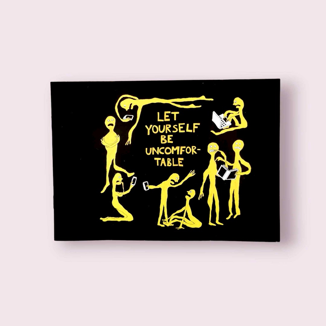 UNCOMFORTABLE - Comic Art Booklet With 30 Drawings and Texts Exploring ...
