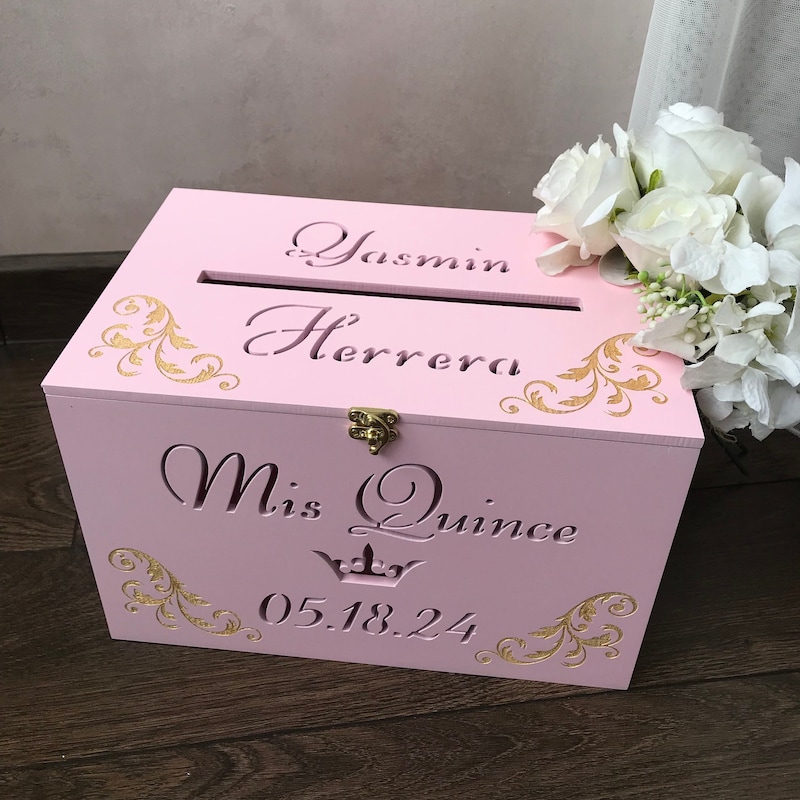 Quinceanera Card Box - Etsy