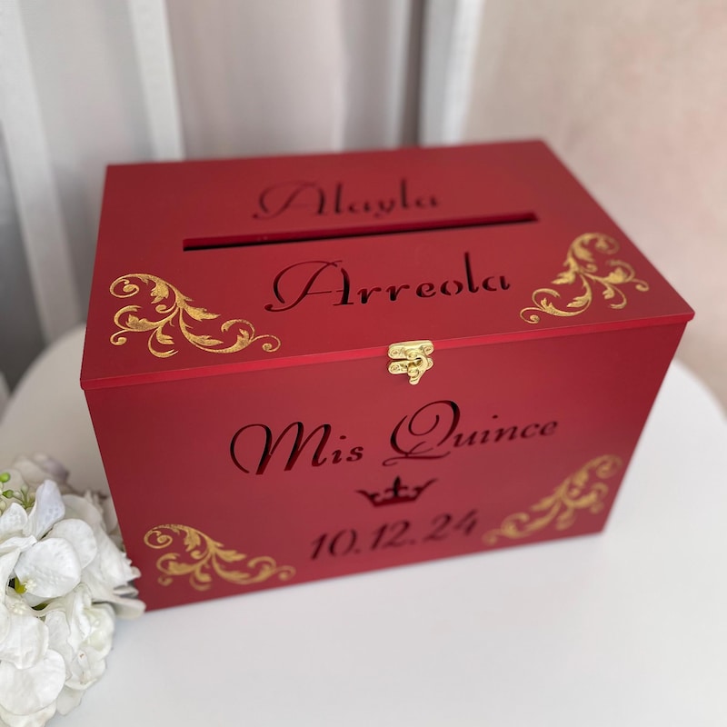 Quinceanera Card Box - Etsy