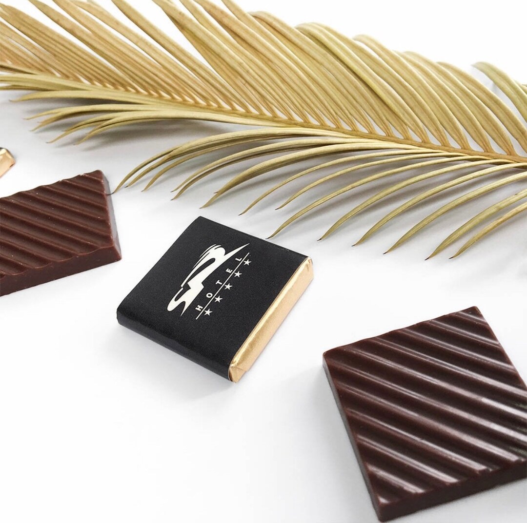 Personalised Company Logo, Brand Chocolate Thank You Favours Custom ...