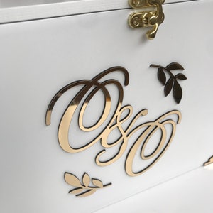 Personalised Wedding Card Box, Boho Wedding Post Box, Wedding Money Box ...