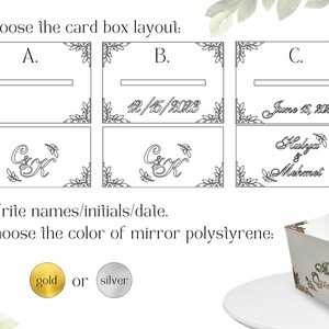 White Wedding Card Box With Classic Ring Holder, Boho Wedding Set ...