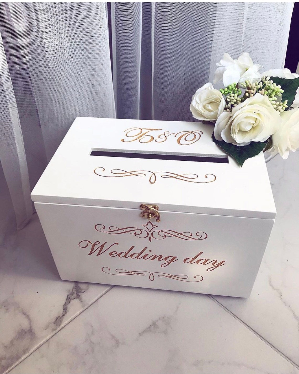 Personalised Wedding Card Box Boho Wedding Post Box Wedding - Etsy