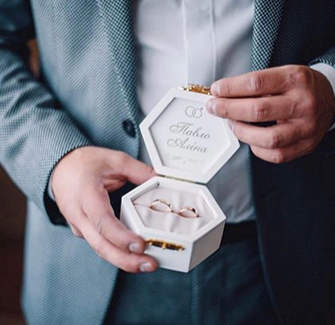 Elegant Box for Wedding Ring, Wedding Ring Case, Custom Jewelry Box ...