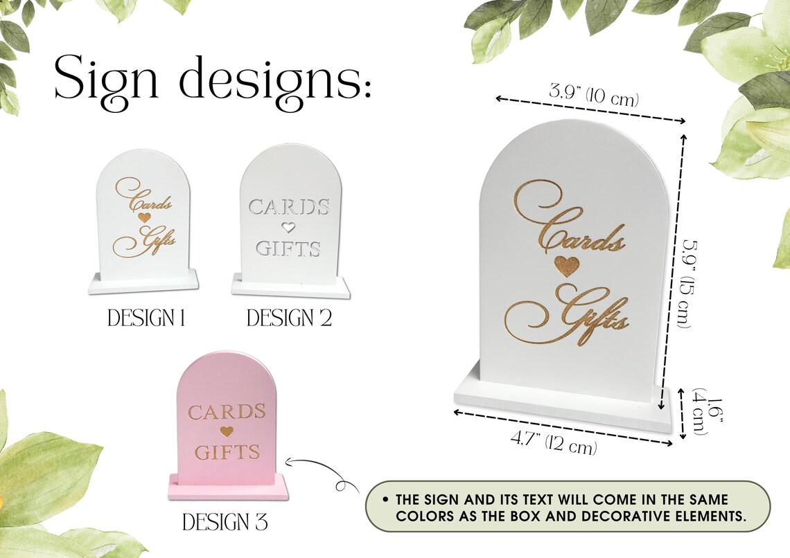 Personalised Quinceañera Emeral Green Card Box, Money Box, Rustic ...