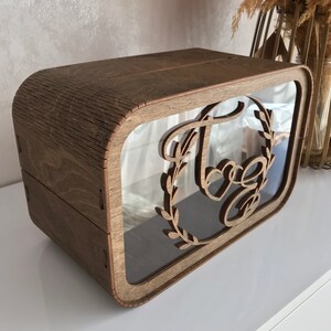 Wooden Wedding Wish Box, Wedding Memory Box, Personalized Wooden ...