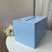 Personalised Quinceañera Blue Card Box, Boho Post Box, Money Box ...