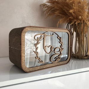 Wooden Wedding Wish Box, Wedding Memory Box, Personalized Wooden ...