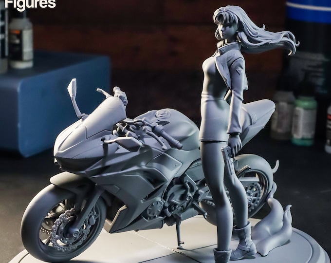 Misato Neon Genesis Evangelion 3D Printed Figure/statue/model Kit - Etsy