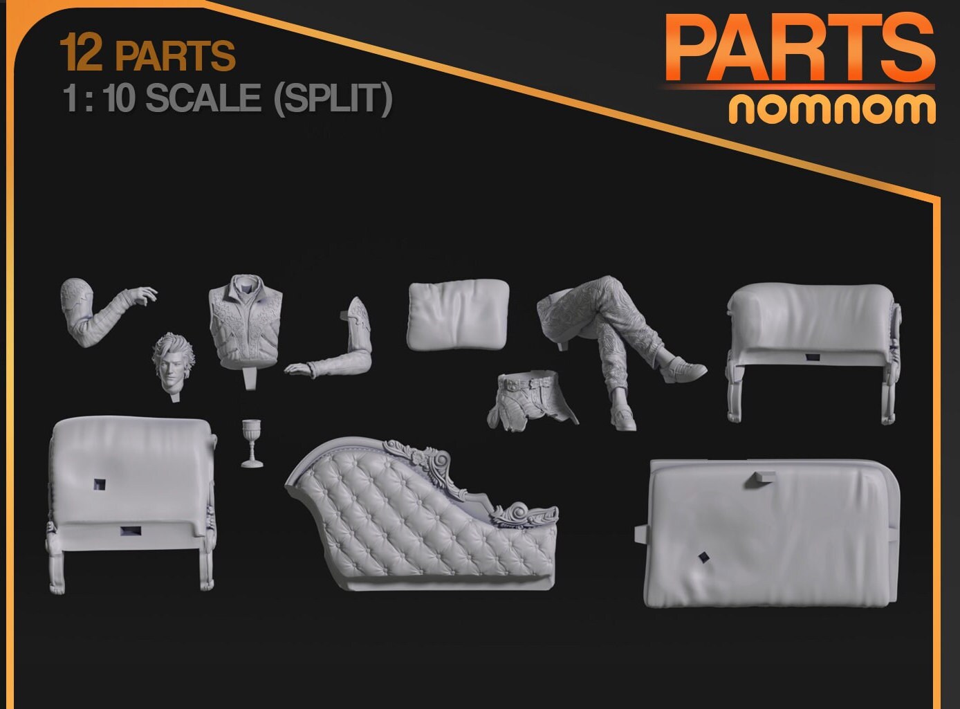 Astarion Baldur's Gate 3 3D Printed Figure/statue/model Kit - Etsy