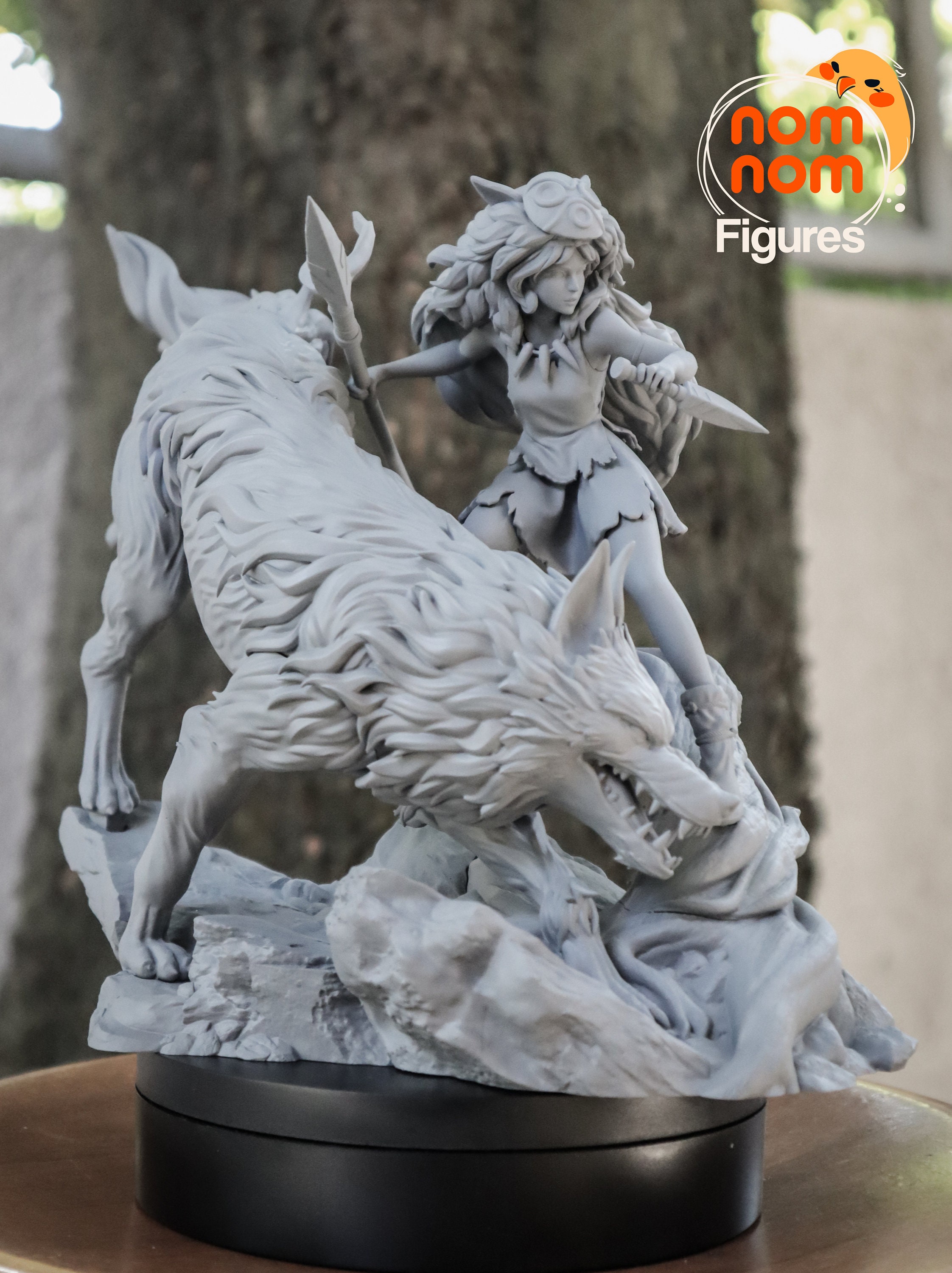 Princess Mononoke Studio Ghibli 3D Printed Model Kit - Etsy