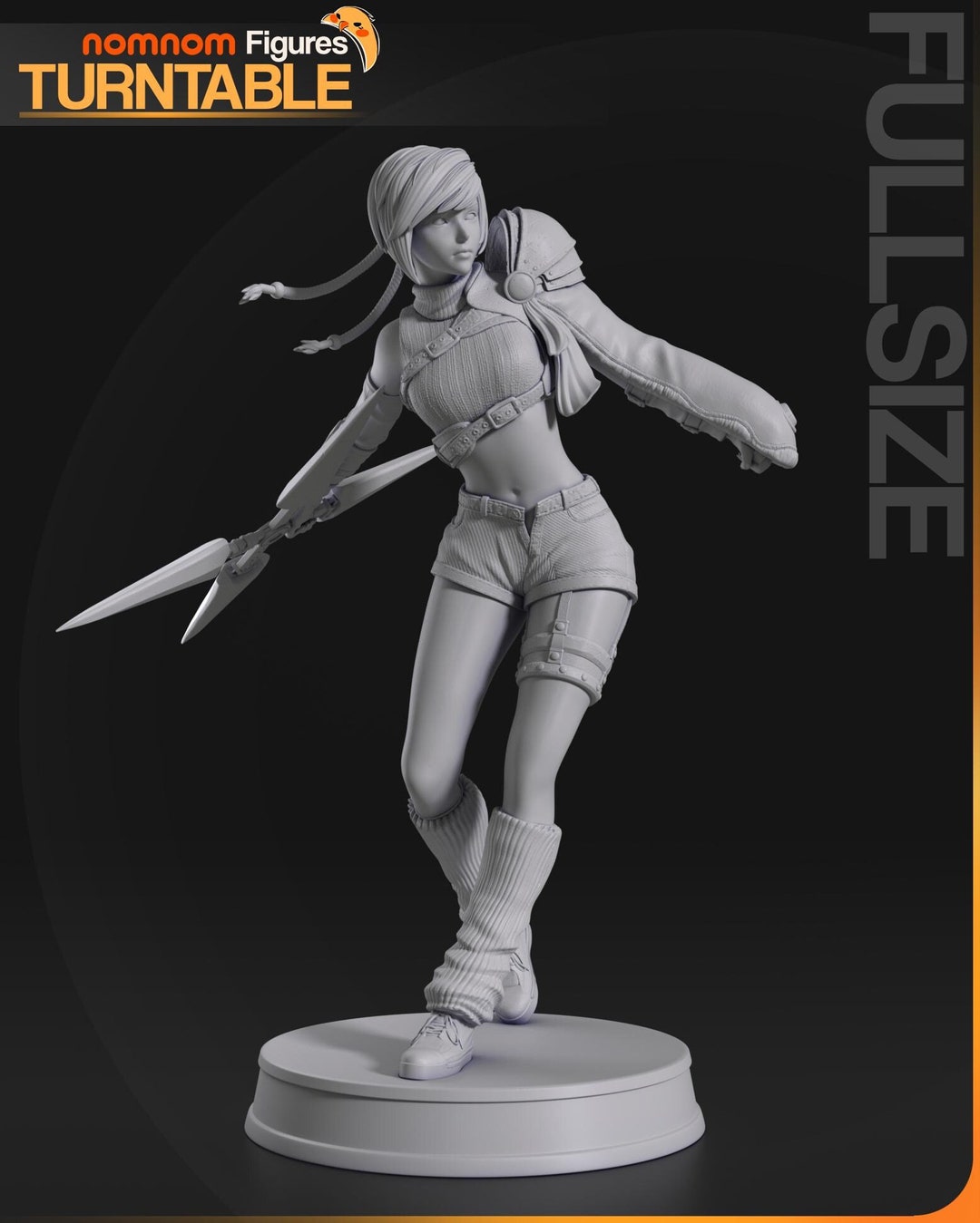 Yuffie Kisaragi - Final Fantasy VII 3D Printed Figure/statue/model Kit ...