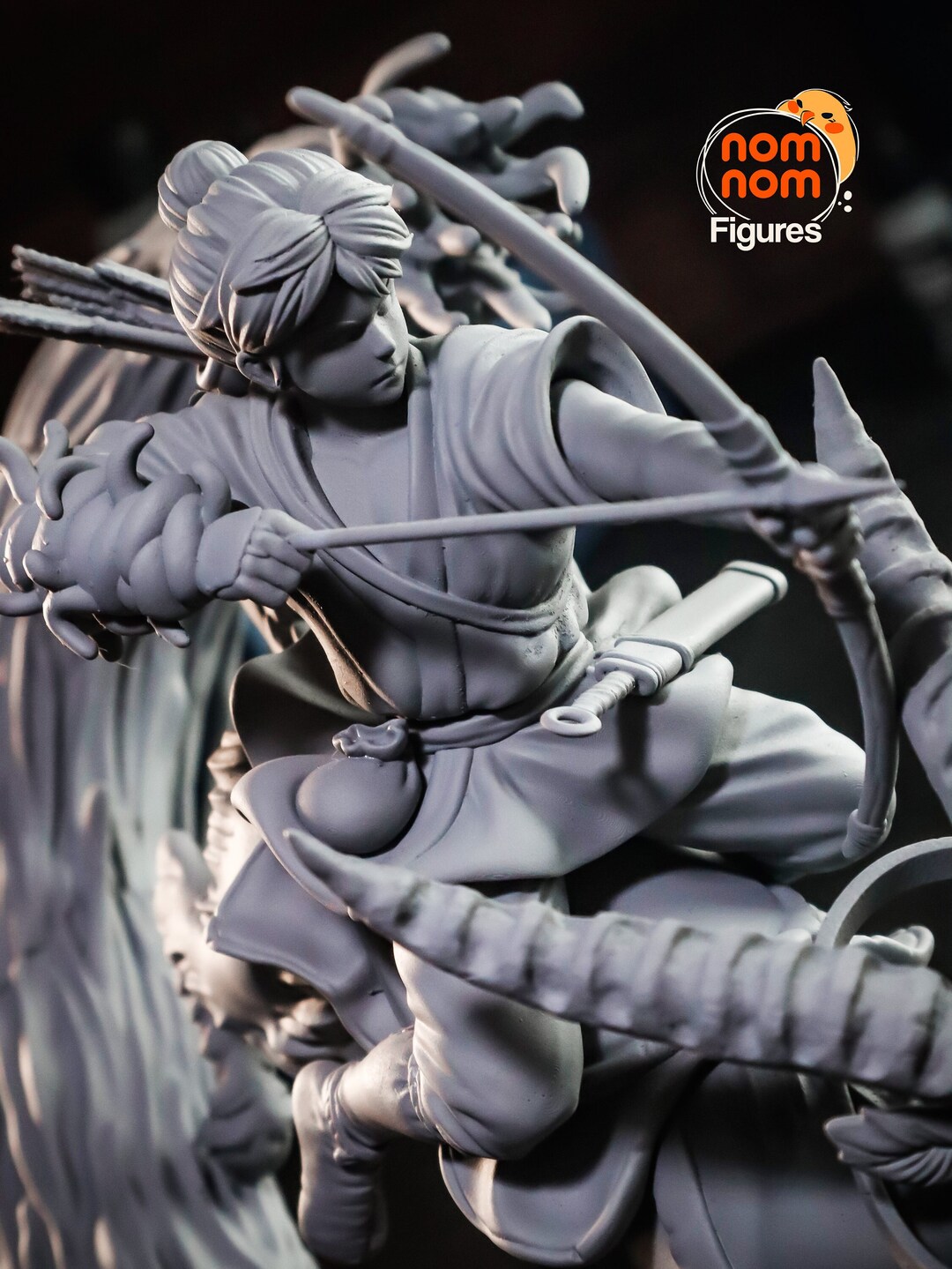 Ashitaka - Princess Mononoke Studio Ghibli 3D Printed Figure/statue ...