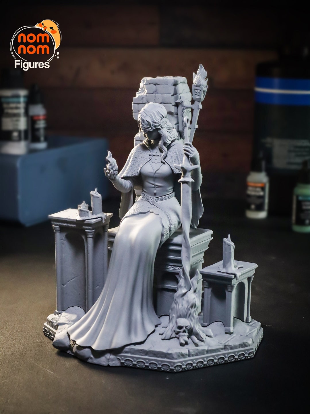 Fire Keeper - Dark Souls III 3D Printed Figure/statue/model Kit - Etsy