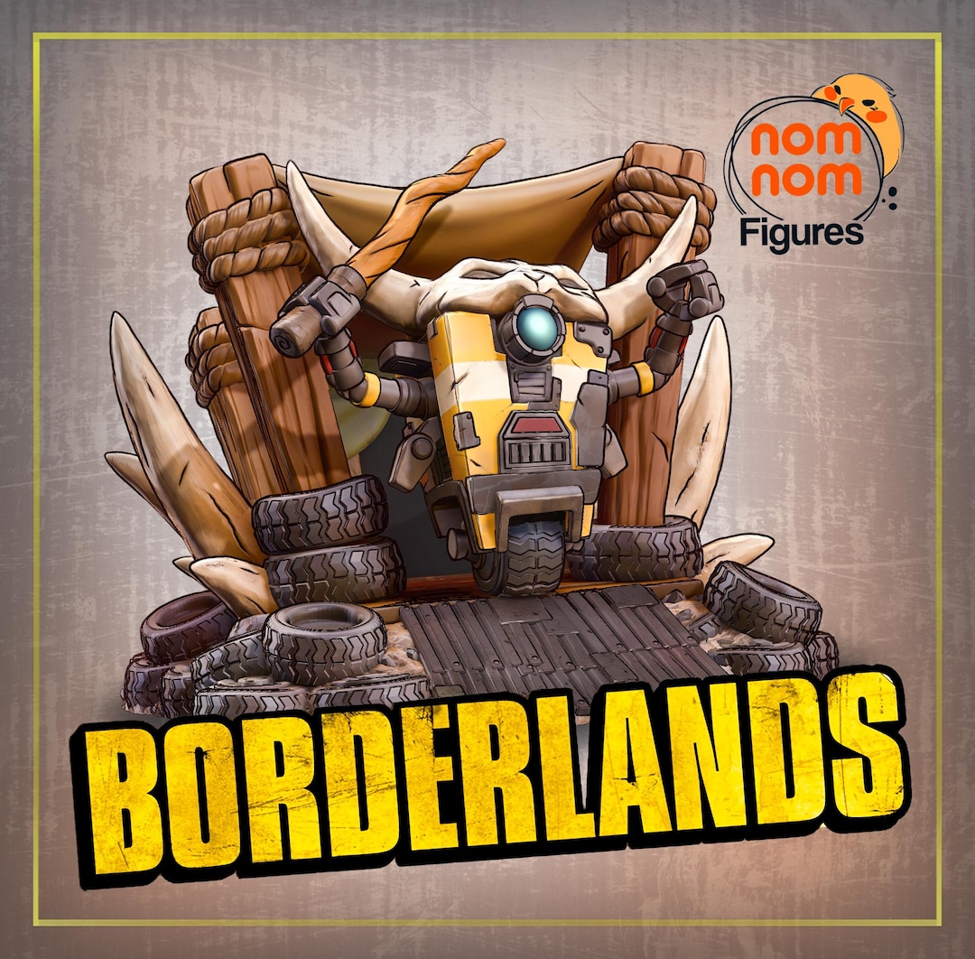 Mini Claptrap - Borderlands 3D Printed Figure/statue/model Kit - Etsy