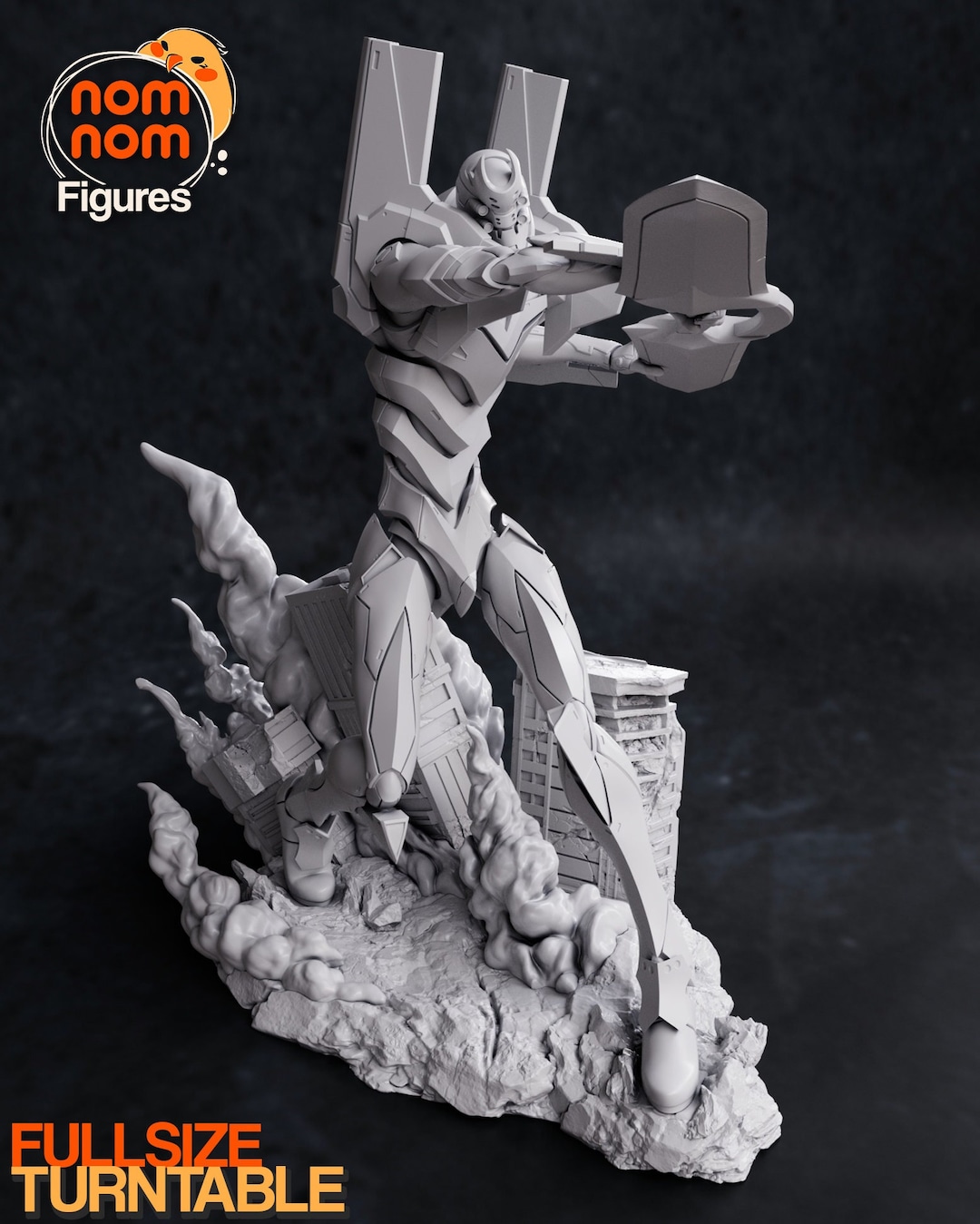 EVA-02 Neon Genesis Evangelion 3D Printed Figure/statue/model Kit - Etsy
