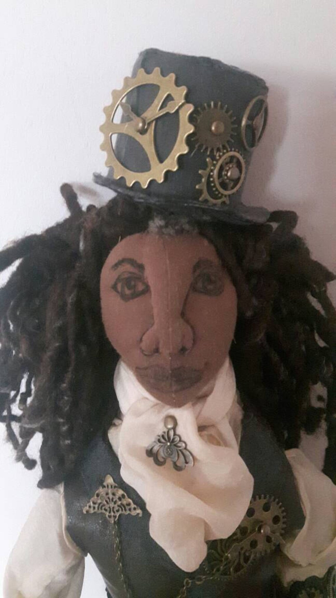 Man Doll Steampunk Doll Art Cloth Doll Dreadlocks Doll - Etsy