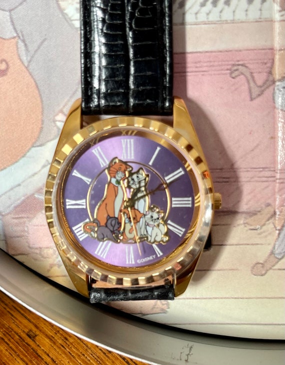 New 1994 Vintage FOSSIL the Disney The Aristocats wat… - Gem