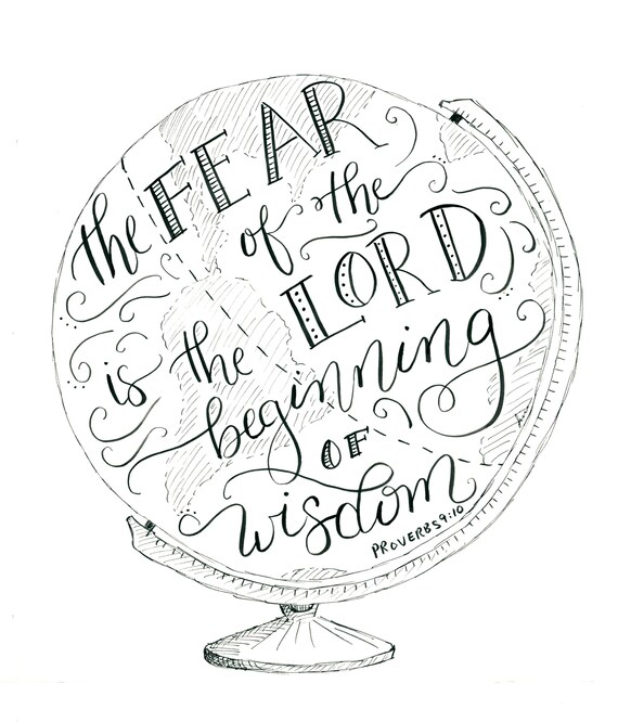 Fear Of The Lord Drawing